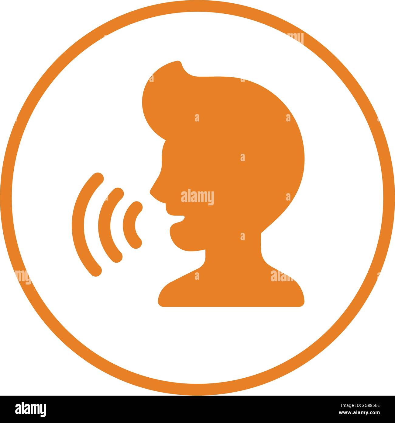 Speech disorder icon - Simple editable vector EPS file Stock Vector ...