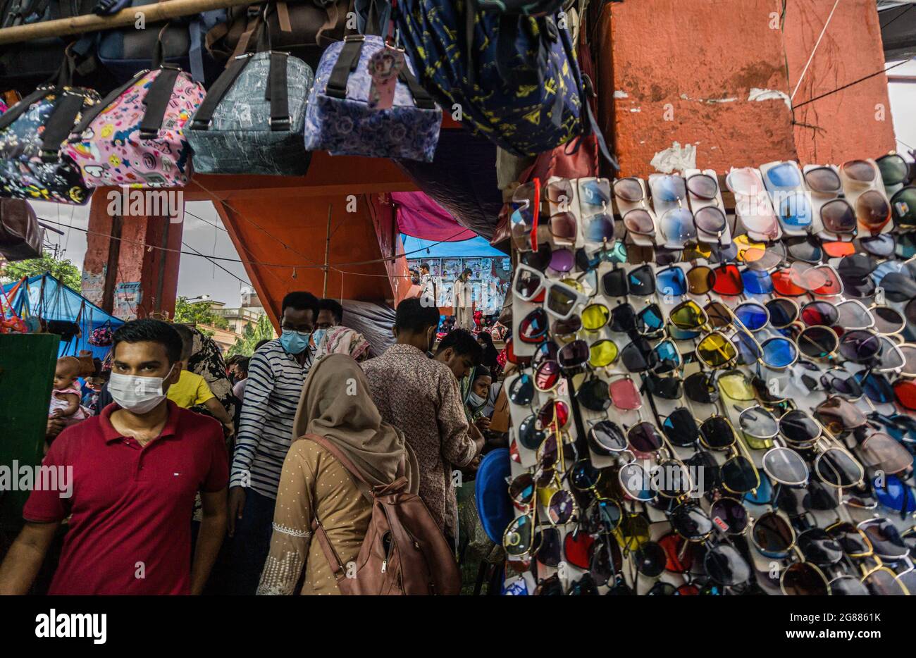 Current scenario of New Market, Dhaka after 14 days of complete ...