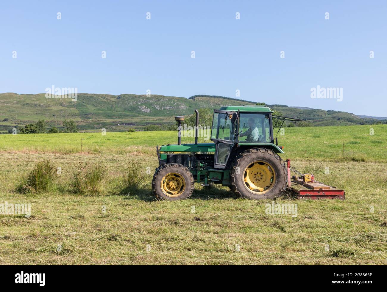 Kealkill, Bantry, Cork, Ireland. 17th June 2021.Farmer Seán O'Connor ...