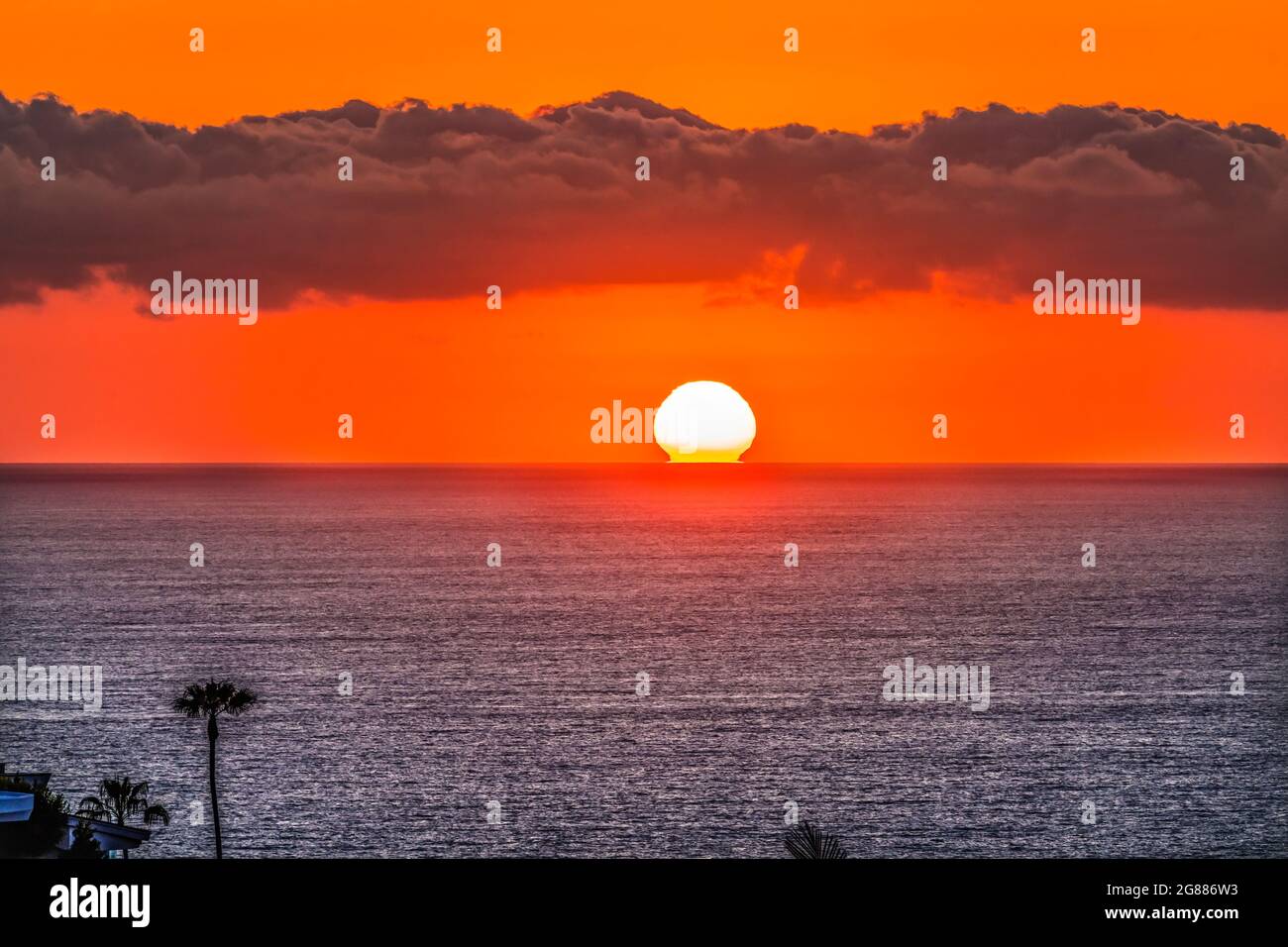 After Sunset Sundrop La Jolla Heights Overlook Pink Skies Clouds ...