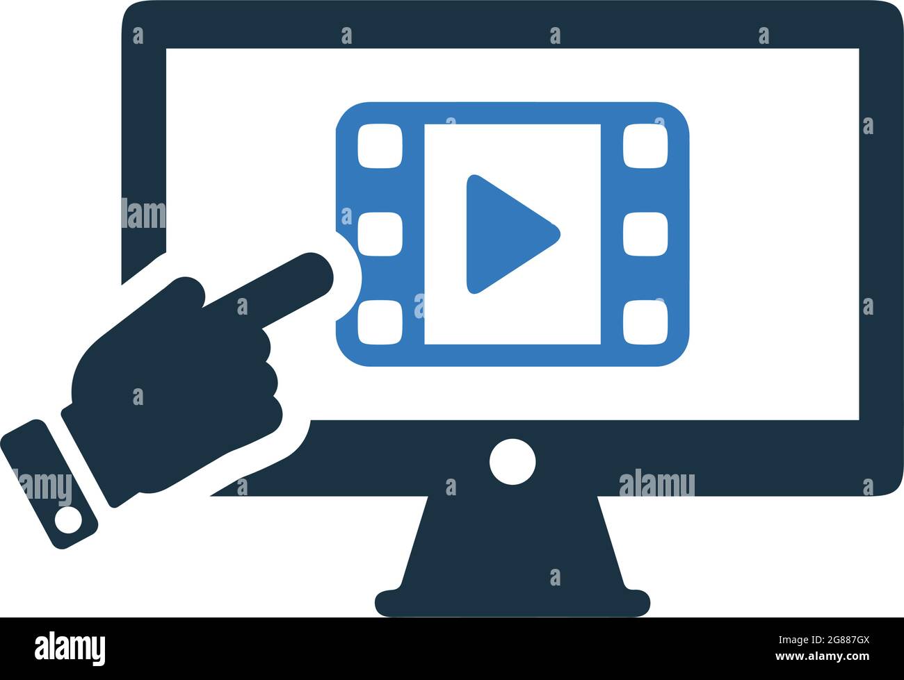 Video tutorial Stock Vector Images - Alamy