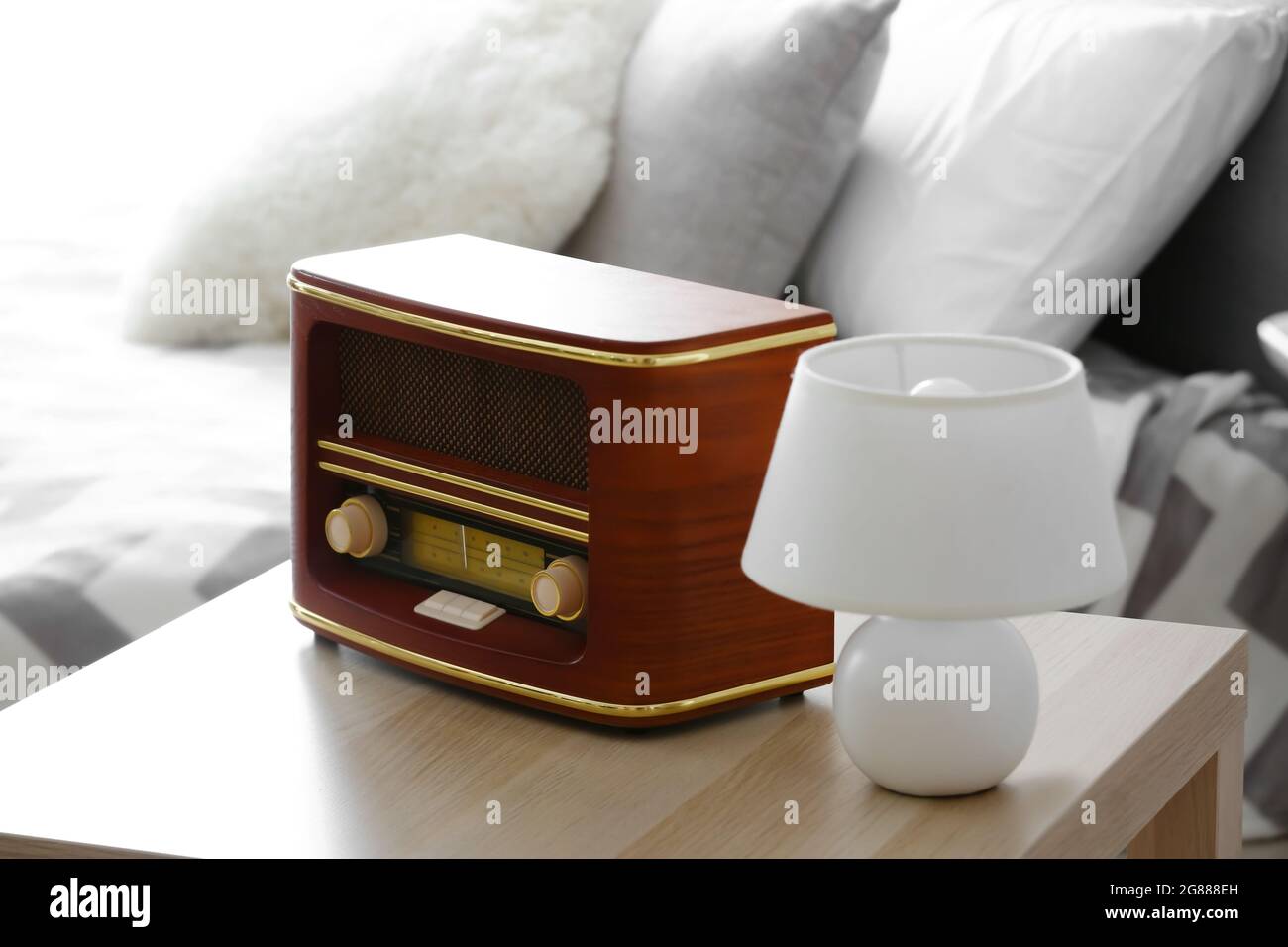 Radio bedside table hi-res stock photography and images - Alamy