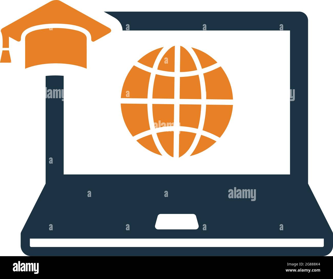 University, distance, learning icon - Simple editable vector EPS file ...