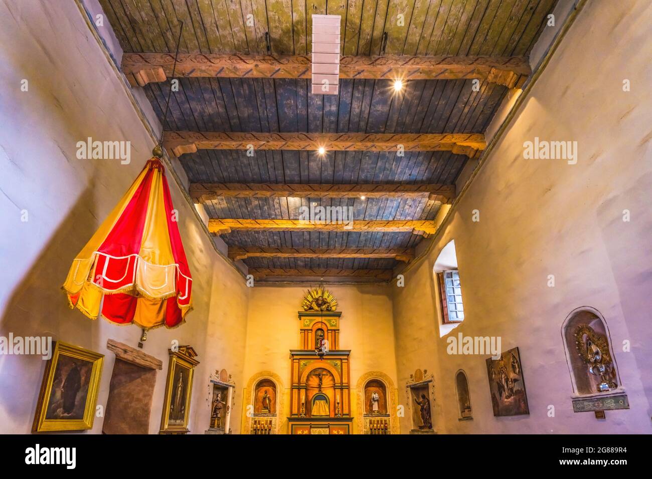 Mission San Diego Church Ceiling Mission San Diego De Alcala