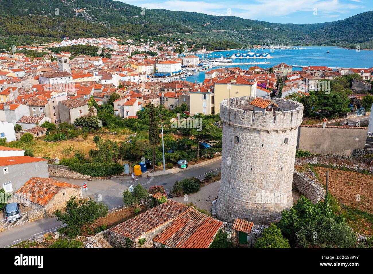 Cres island, croatia aerial hi-res stock photography and images - Alamy
