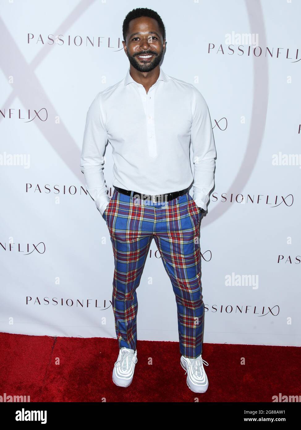 SANTA MONICA, LOS ANGELES, CALIFORNIA, USA - JULY 17: Actor Thomas ...