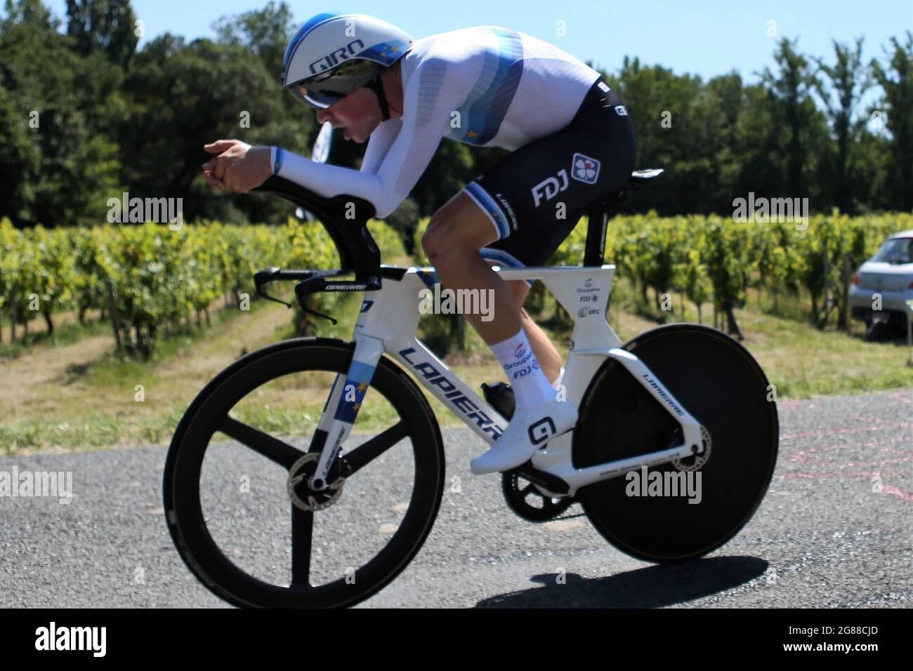 Stephan Kung of Groupama - FDJ during the Tour de France 2021, Cycling ...