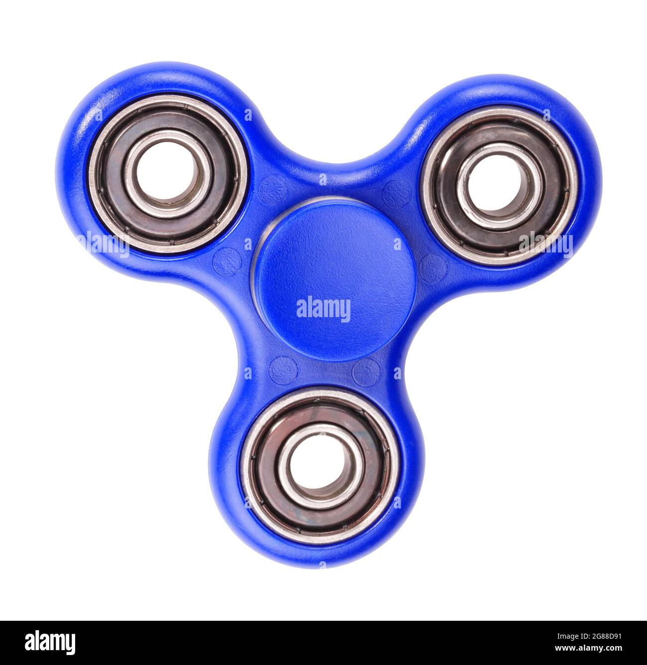 blue plastic toy isolated on white background at day Stock Photo - Alamy