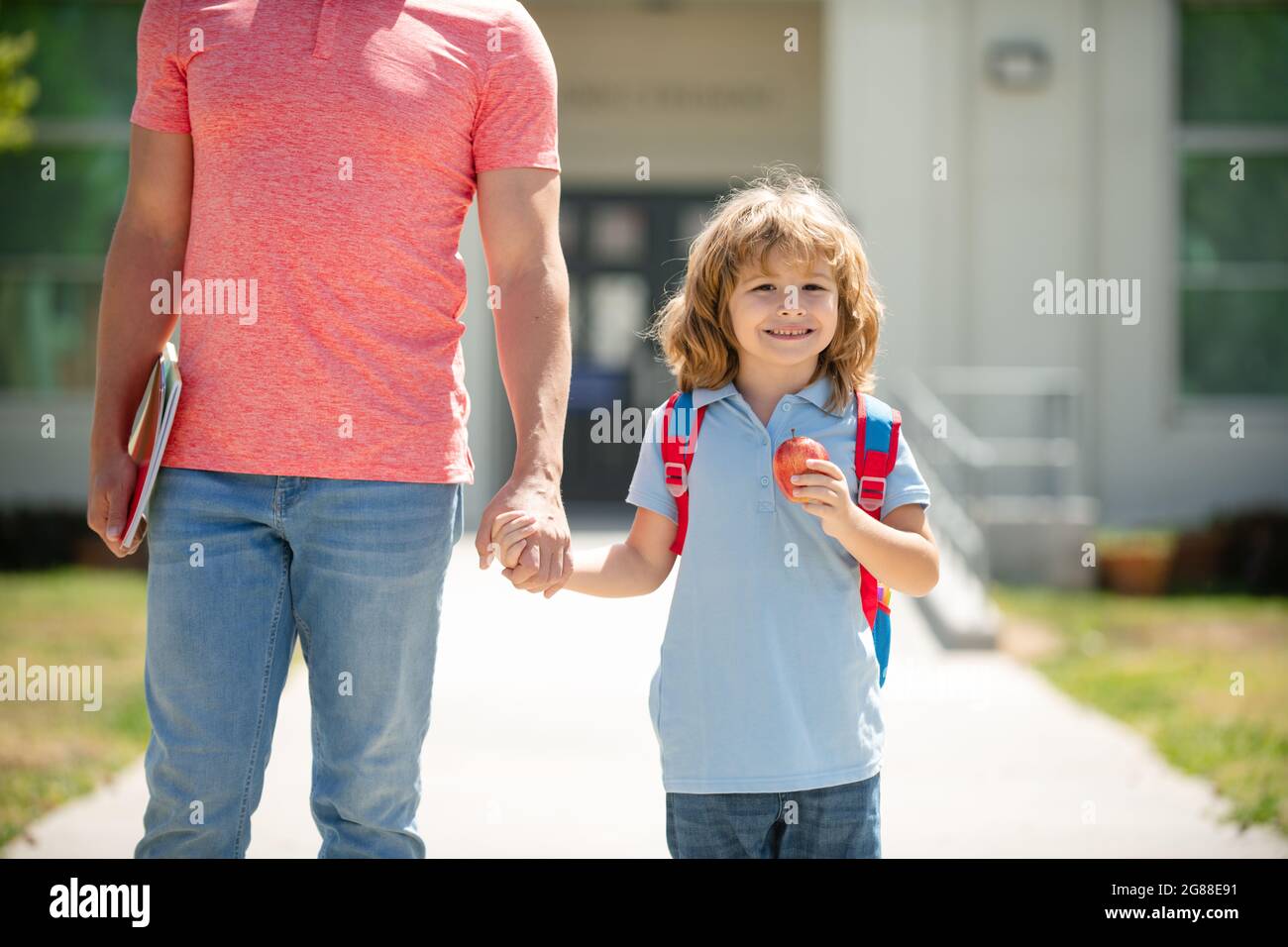 Primary school children class hands up hi-res stock photography and ...