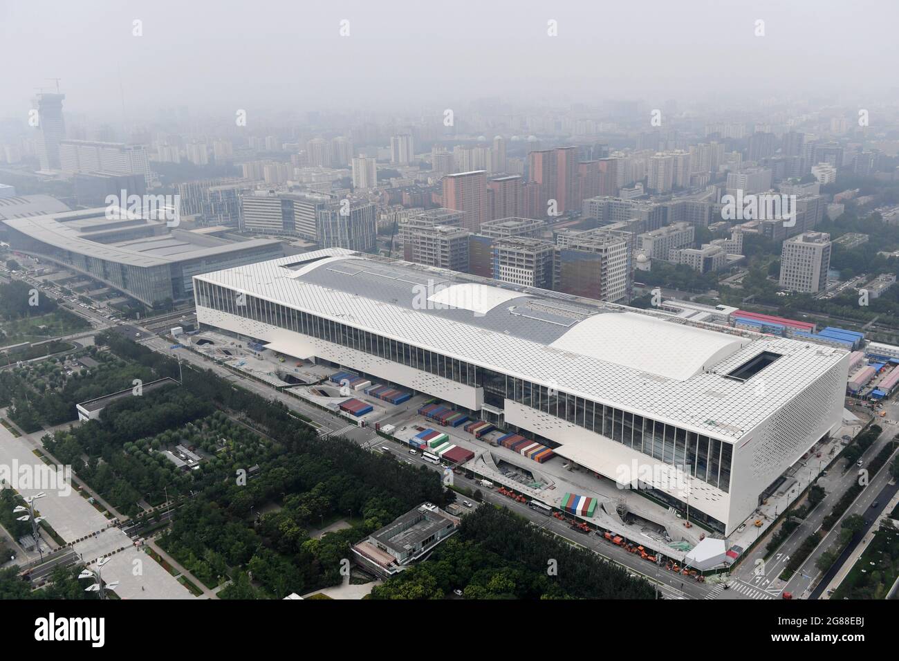 Beijing, China. 15th July, 2021. Photo taken on July 15, 2021 shows ...