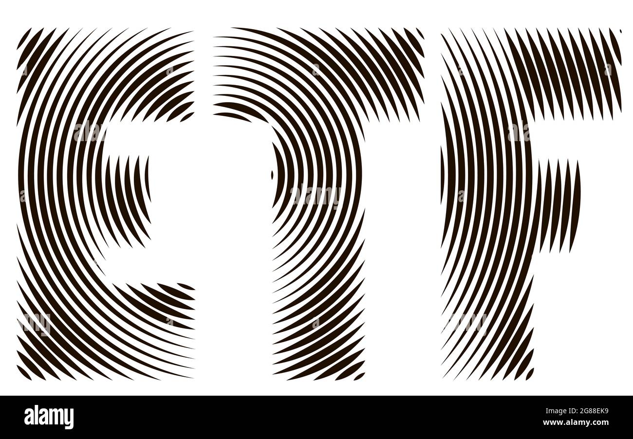 Etf logo design Stock Vector Images - Alamy