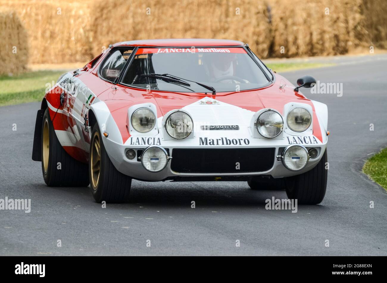 Lancia Stratos HF Group 4 racing car, rally car at the Goodwood ...