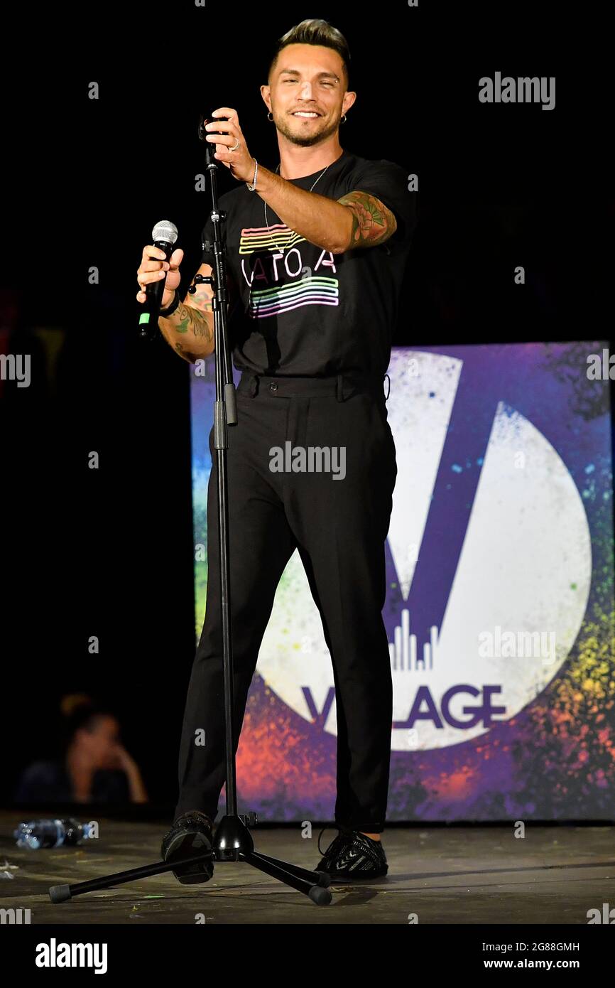 18.07.2021 Padova Pride Village 2021 Marco Carta at the Pride Village ...