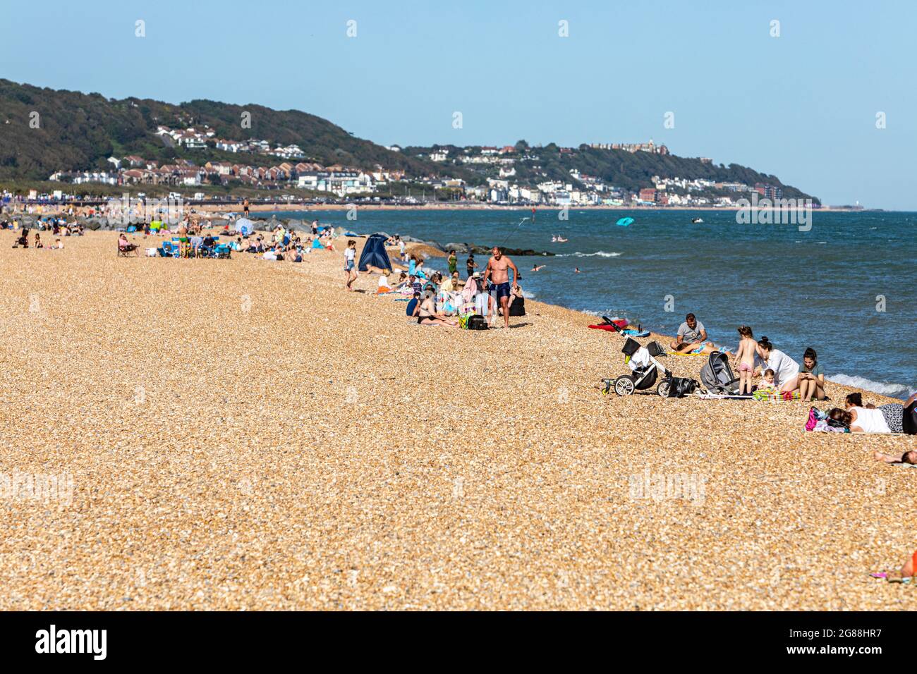 Hythe shingle beach hi-res stock photography and images - Alamy