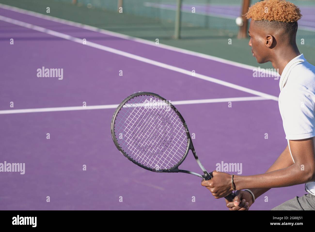 Tennis rear view hi-res stock photography and images - Alamy