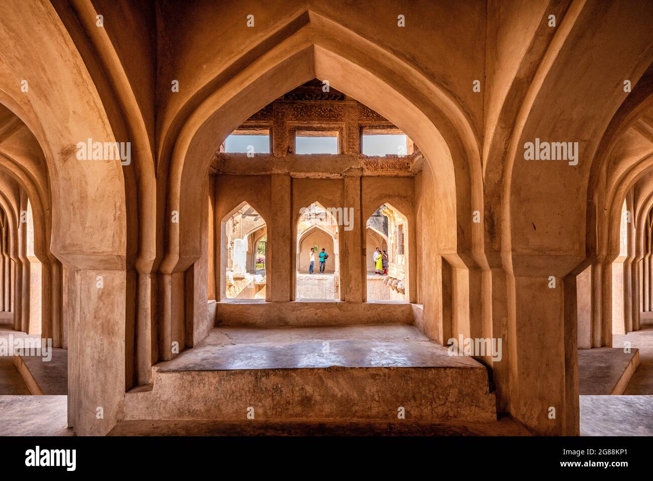 Hampi, Karnataka, India - January 14, 2020 : Queens bath structure of ...