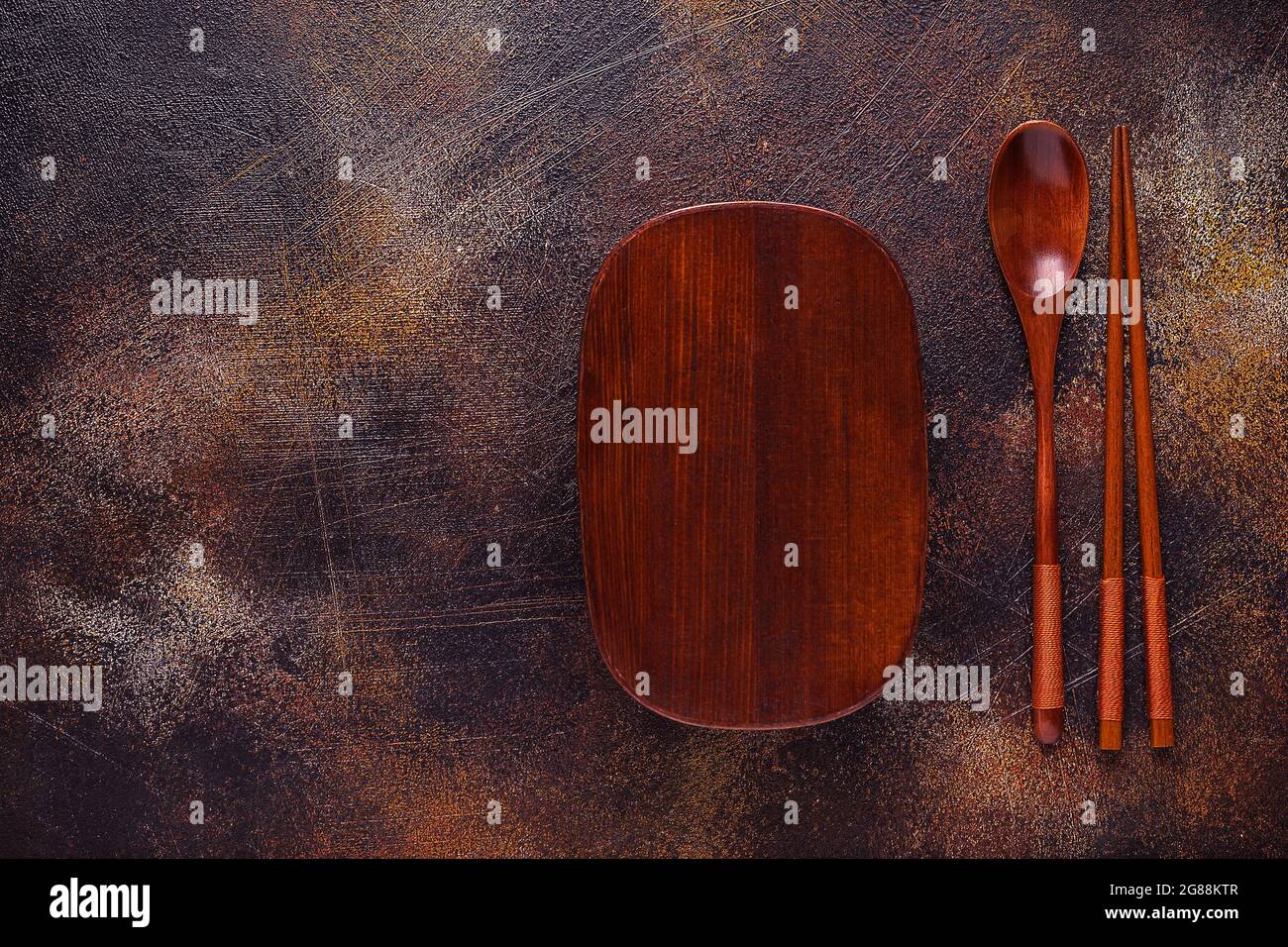 Bento box - container for lunch in the office, top view Stock Photo - Alamy