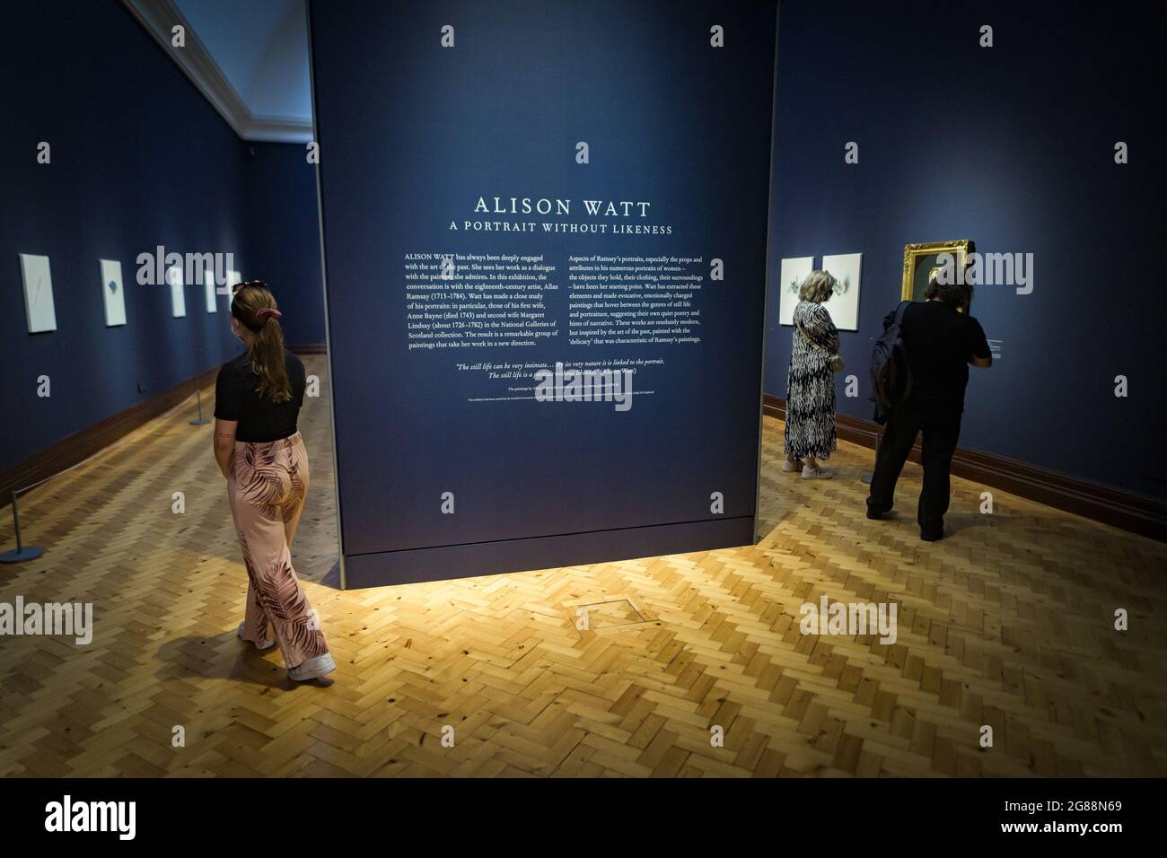 Edinburgh, Scotland. Sat 17 July 2021. The first visitors attend the ...