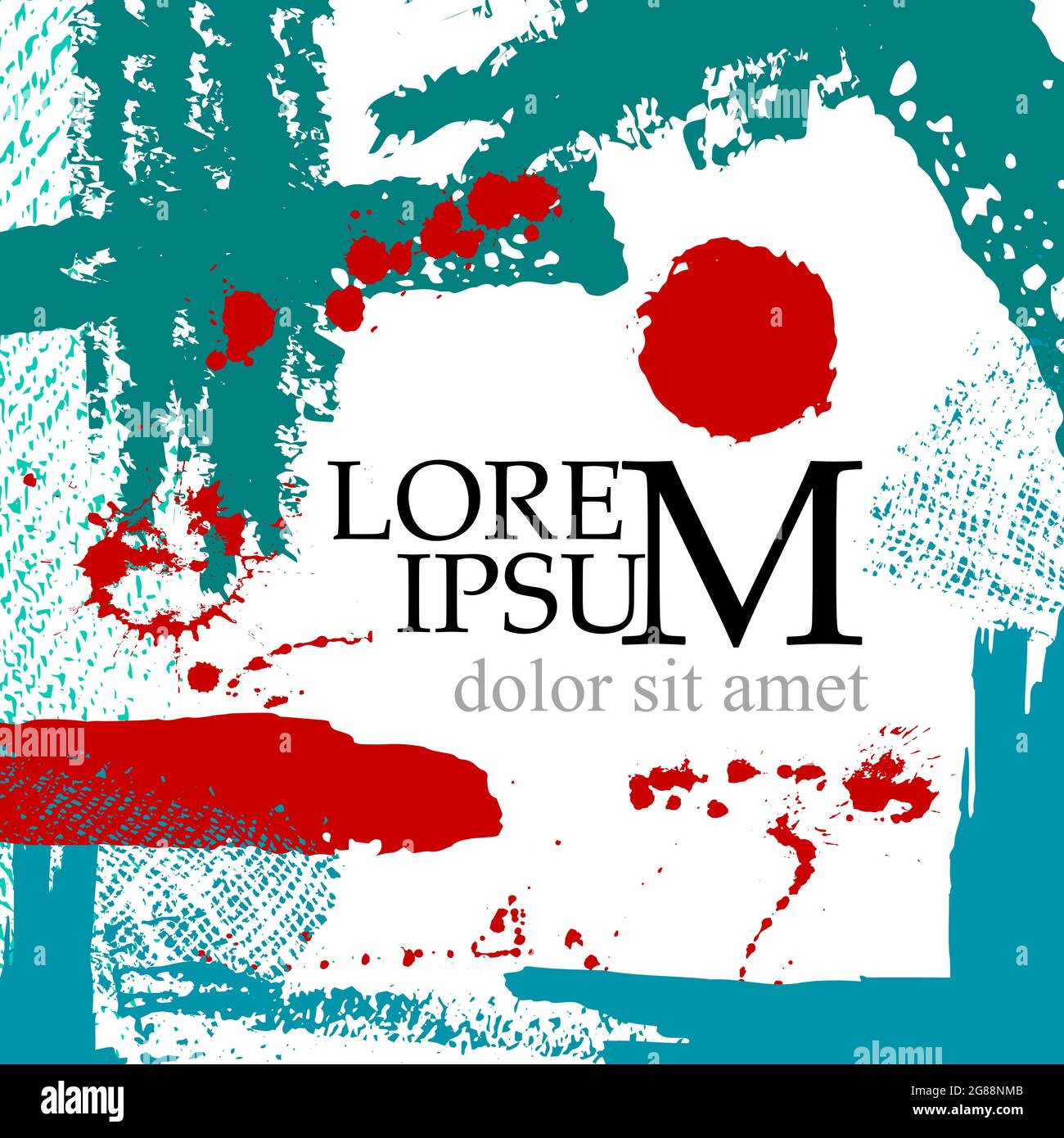 Abstract background for text. With handmade items. Vector illustration ...