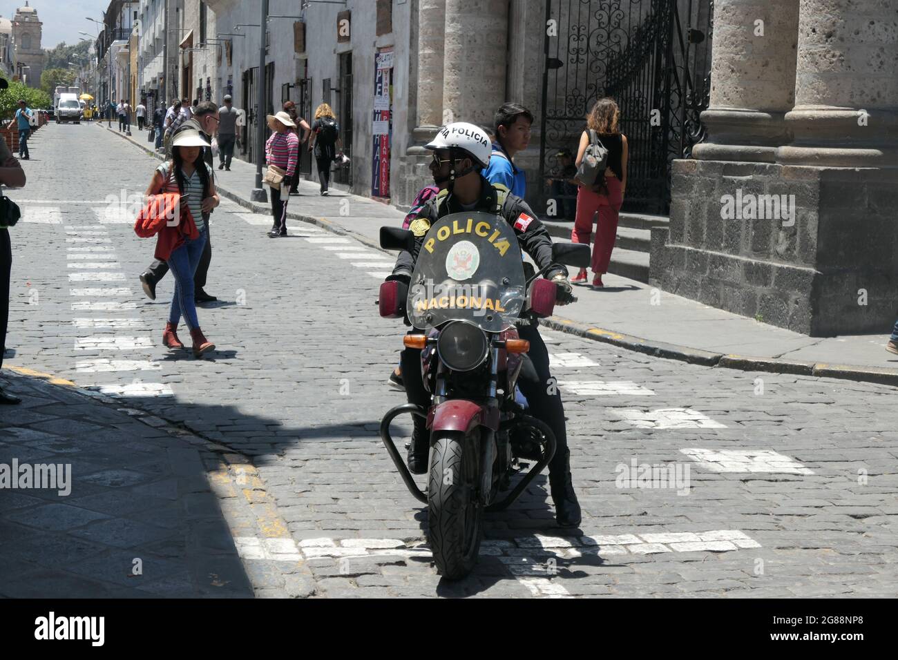 Spanish police motorcyclist hi-res stock photography and images - Alamy