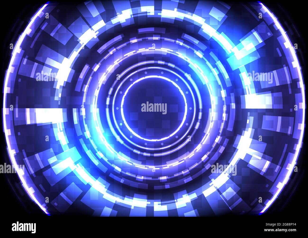 Element of computer data. Abstract hologram hi-tech background. Virtual ...