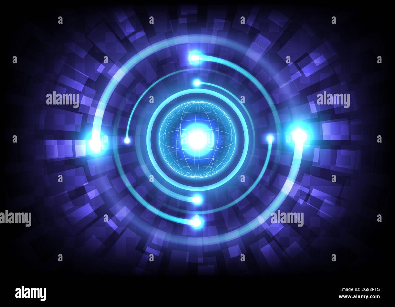 Digital infographic. Computer element of connection data communicate ...