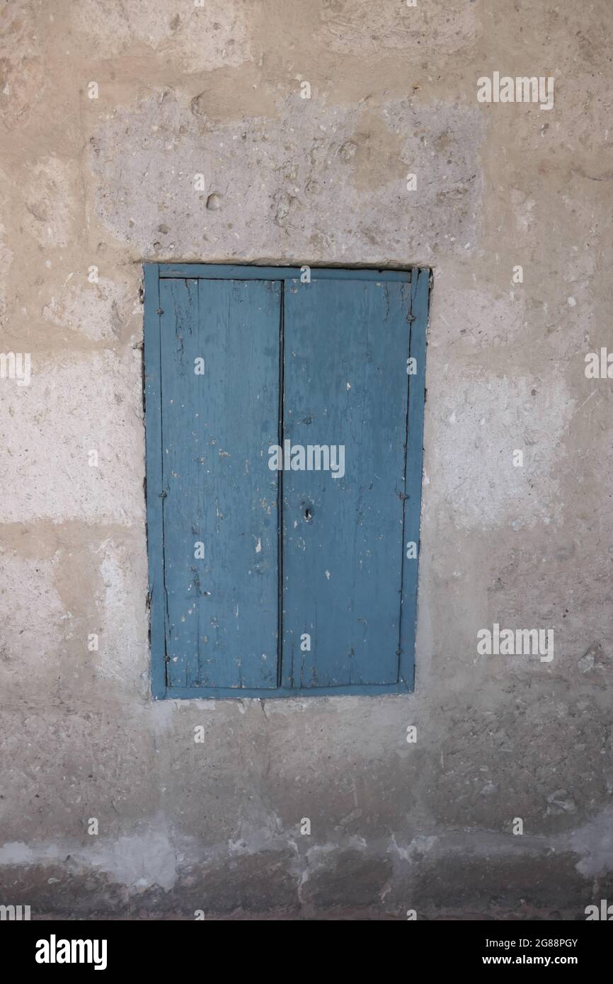 window with shutters in Arequipa Peru old style ancient outside wood ...