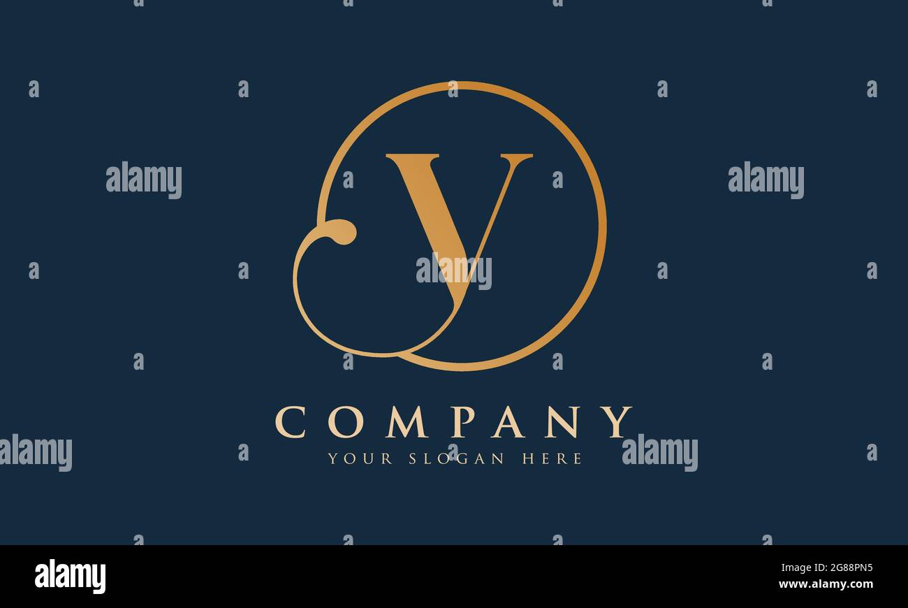 Initial V letter Gold Color With Black Background Logo Design vector ...