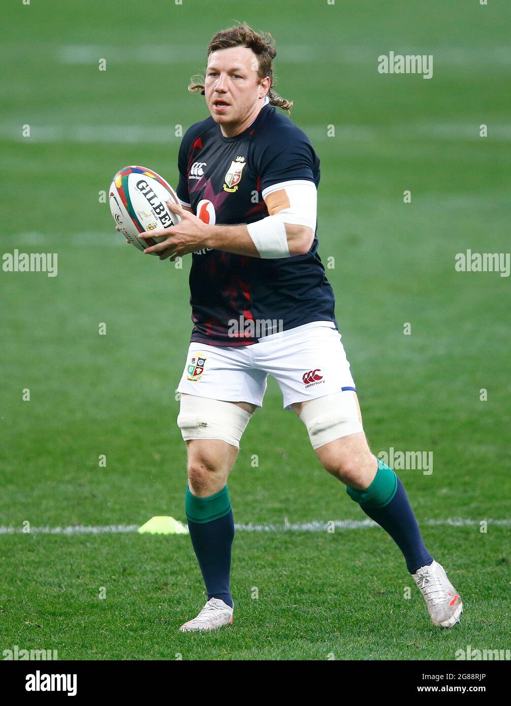 Hamish Watson of the British & Irish Lions before the Castle Lager ...