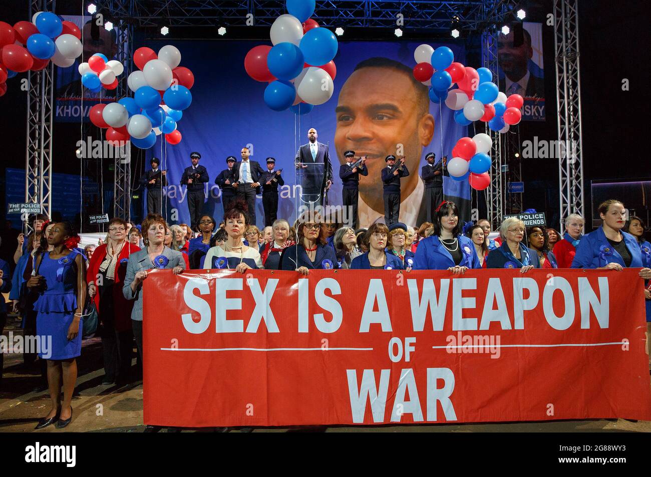 rear left: centre: Joseph Guyton (Andrei Khovansky) front: Eric Greene ...