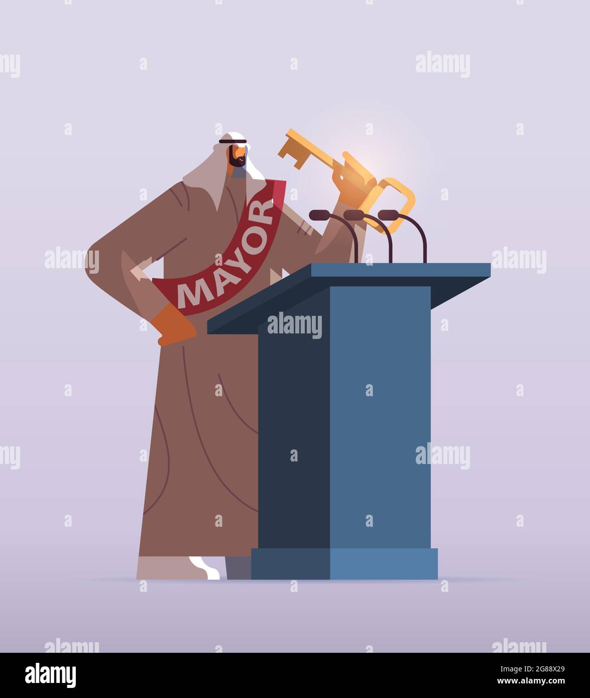Senior mayor Stock Vector Images - Alamy