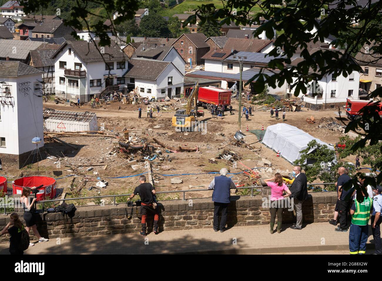 Schuld, Germany. 18th July, 2021. In the small village of Schuld in the ...