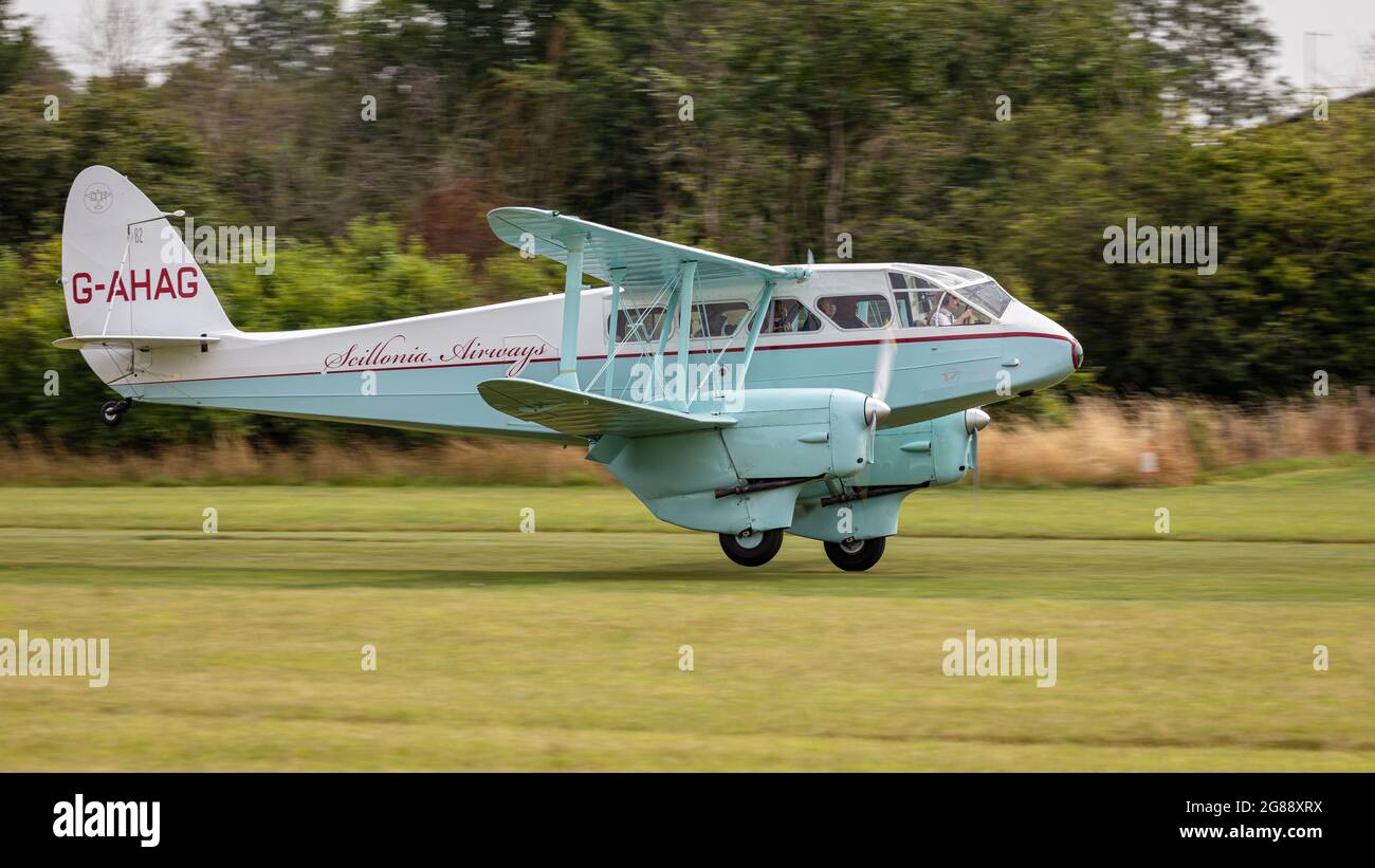 Old Warden, UK - 4th August 2019: Vintage aircraft De Haviland DH89a ...