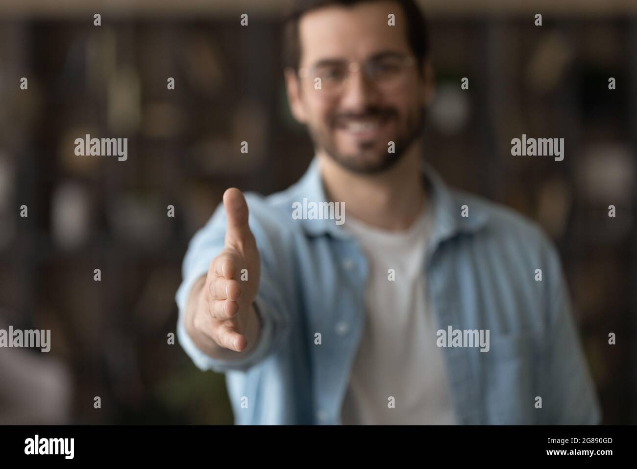 Stretching out hand hi-res stock photography and images - Alamy