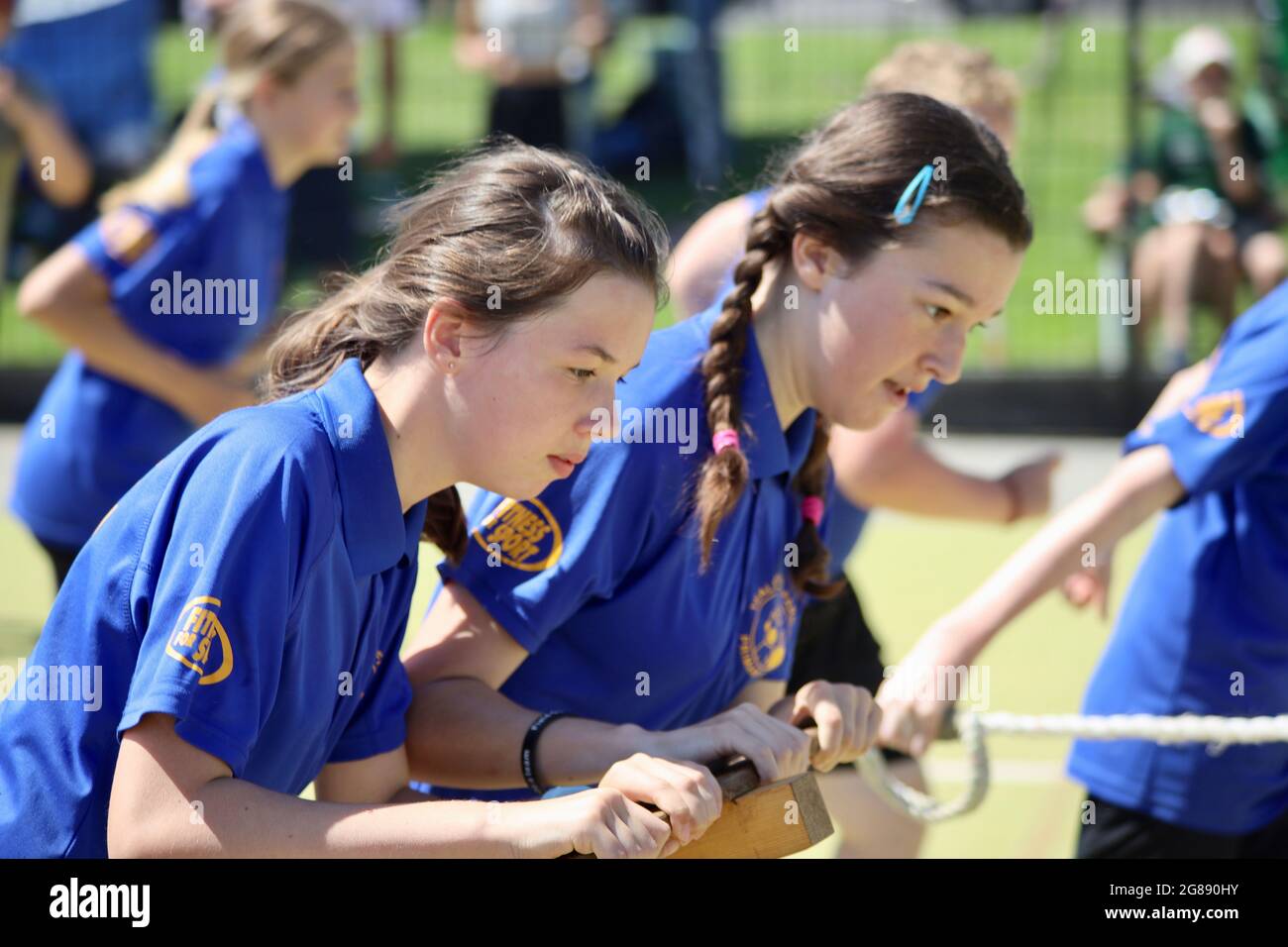 Plymouth, UK. 18th July, 2021. Future Fit Junior Field Gun tournament ...