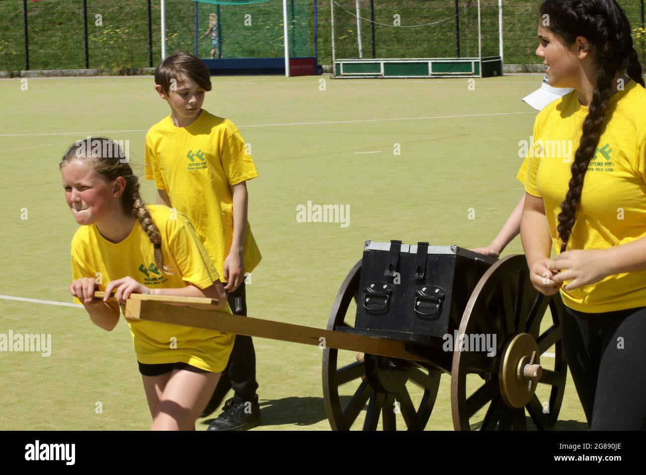 Plymouth, UK. 18th July, 2021. Future Fit Junior Field Gun tournament ...