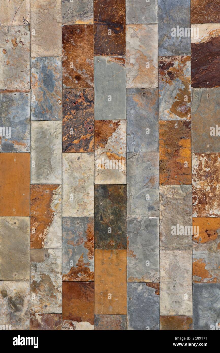 vertical wall with rustic textures and rust Stock Photo - Alamy