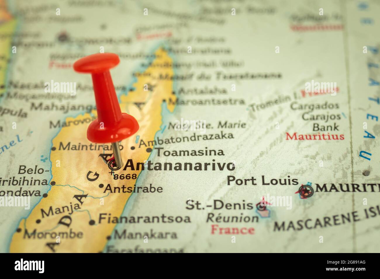 Map of antananarivo hi-res stock photography and images - Alamy
