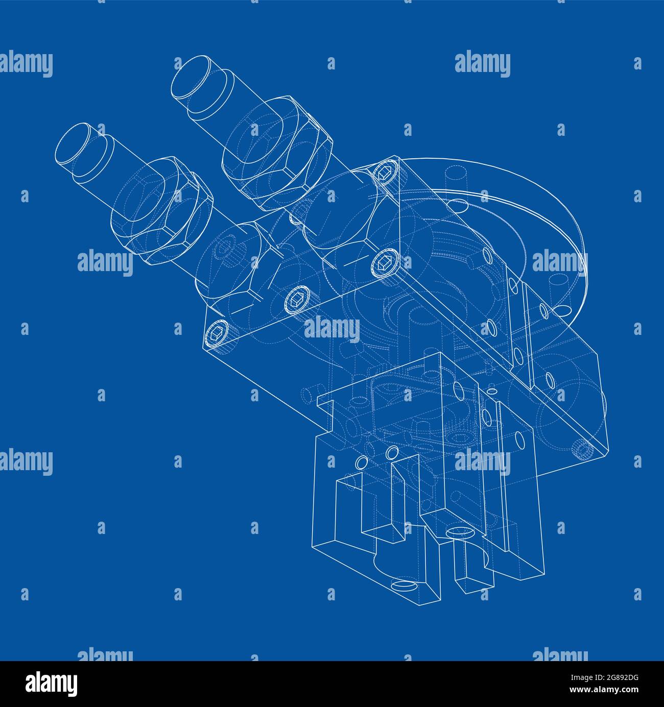 Abstract industry object concept. Vector Stock Vector Image & Art - Alamy