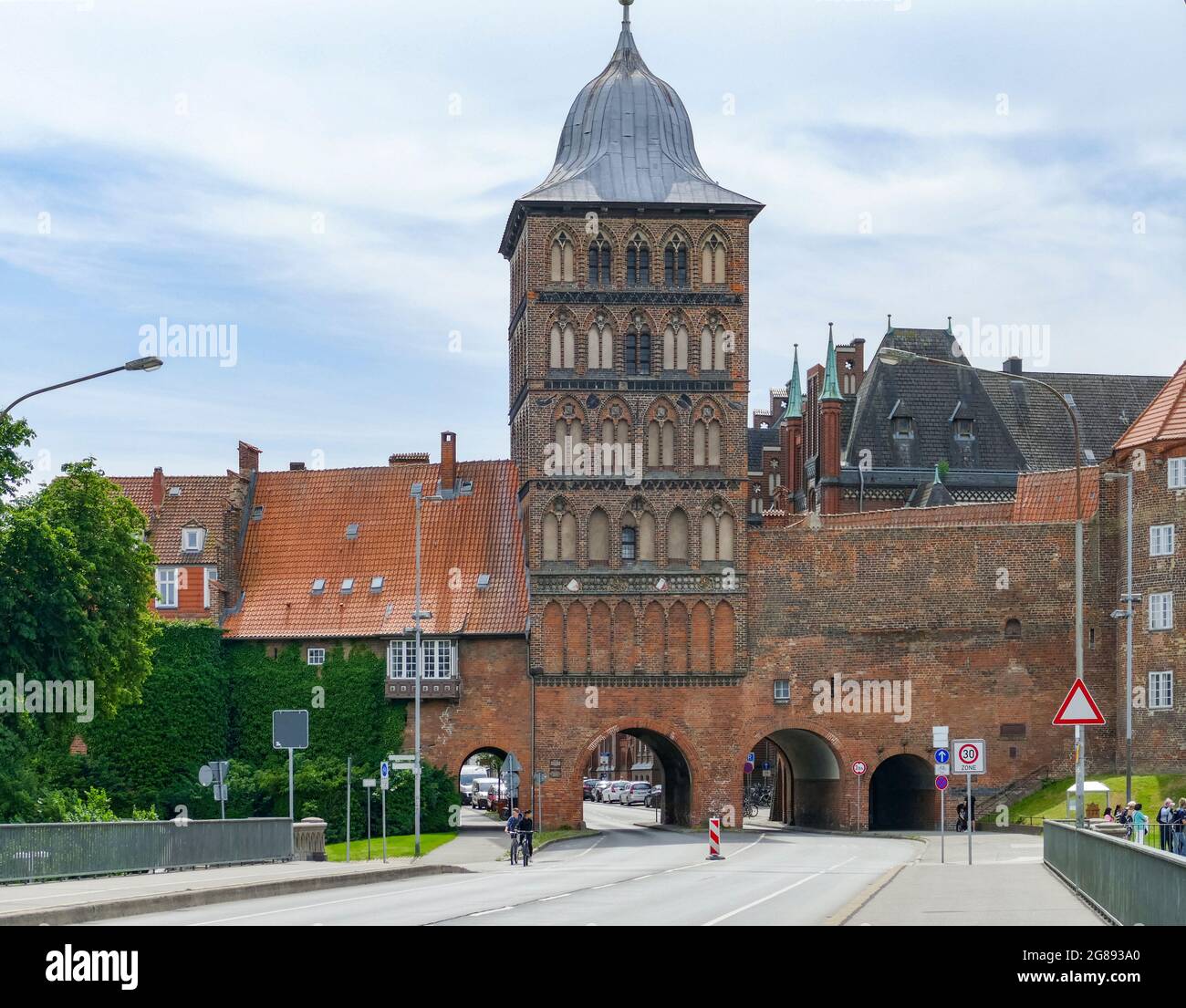 Burgtor gate tower hi-res stock photography and images - Alamy