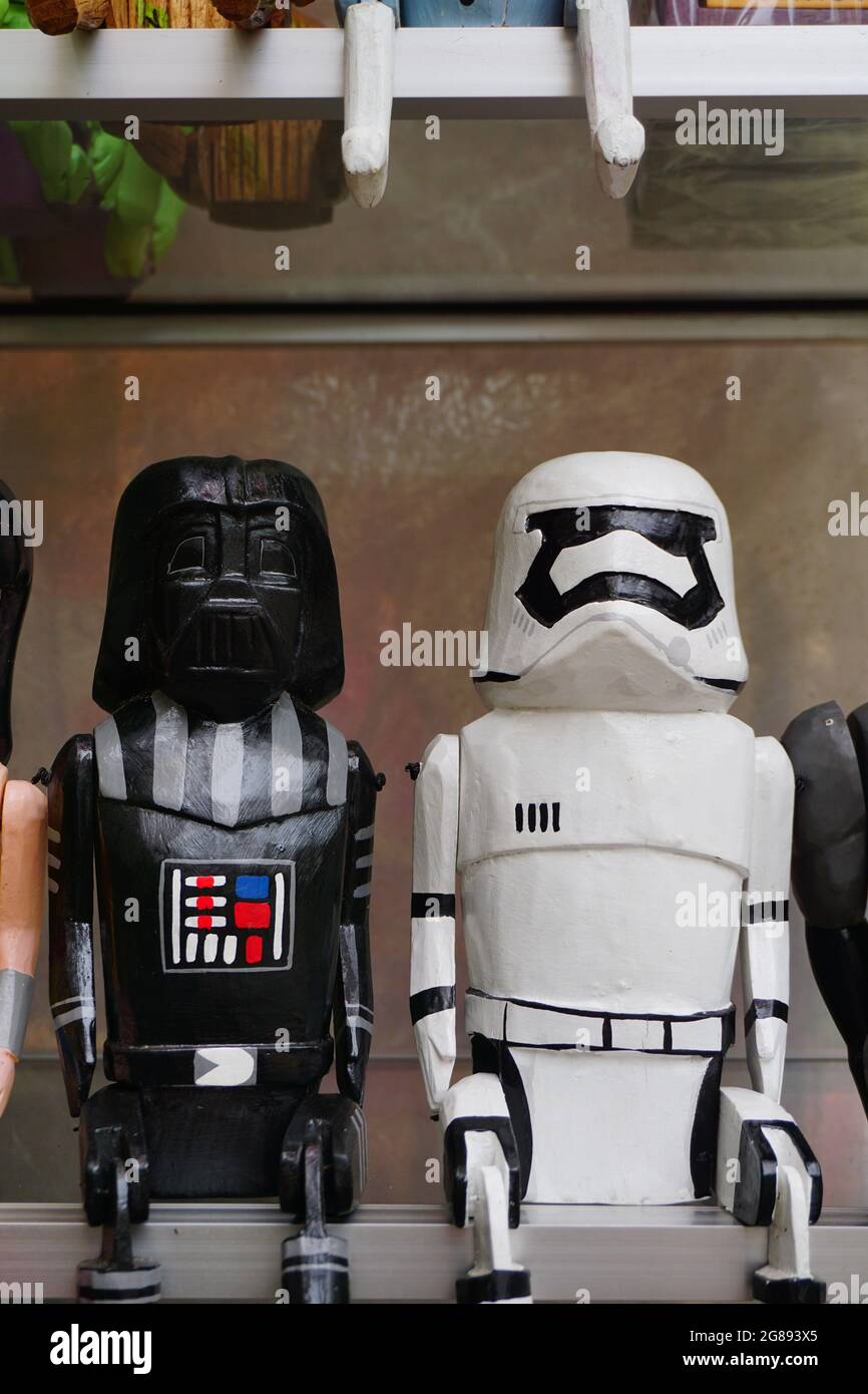 Toys of Famous Characters 1 Stock Photo - Alamy