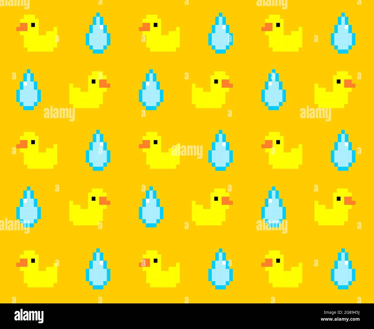 Duck pixel hi-res stock photography and images - Alamy