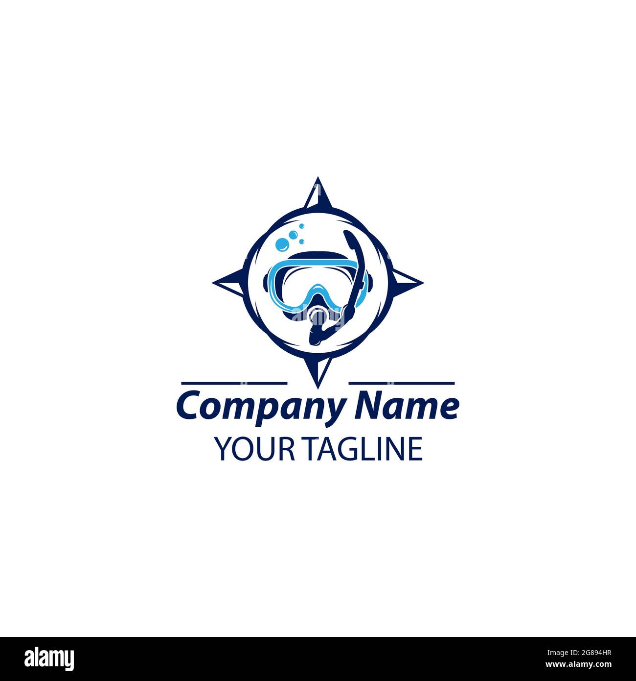 Diving Branding Identity Corporate vector logo design template Isolated ...