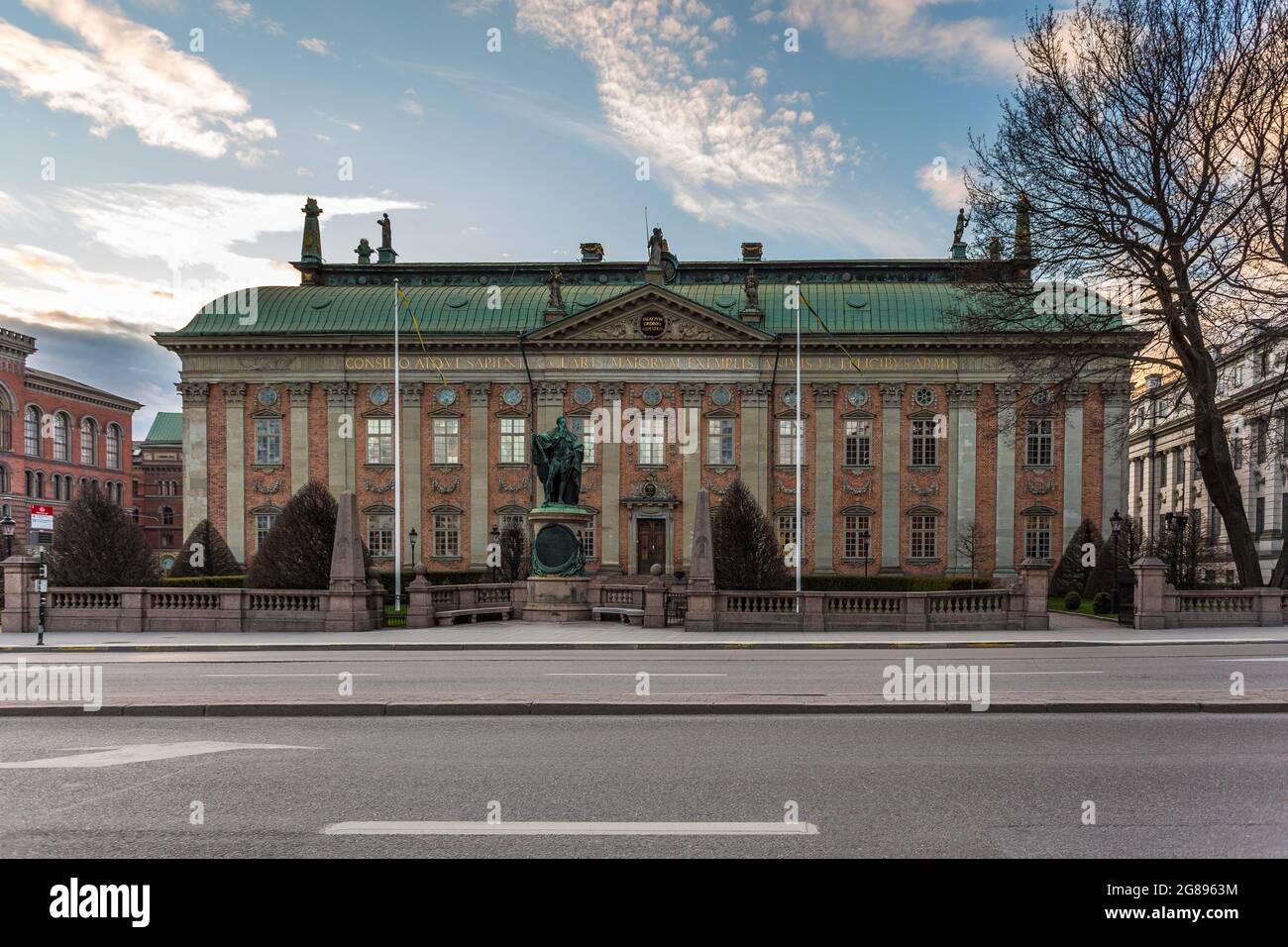 Stockholm, Sweden - 18 April 2016: Riddarhuset, The House of Nobility ...