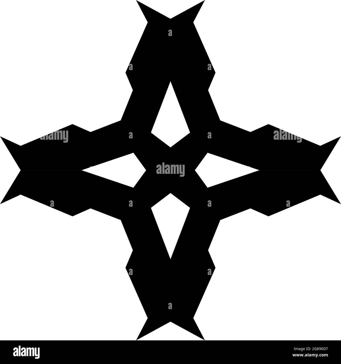 Shape design element. Abstract graphic resource. Unique symbol ...