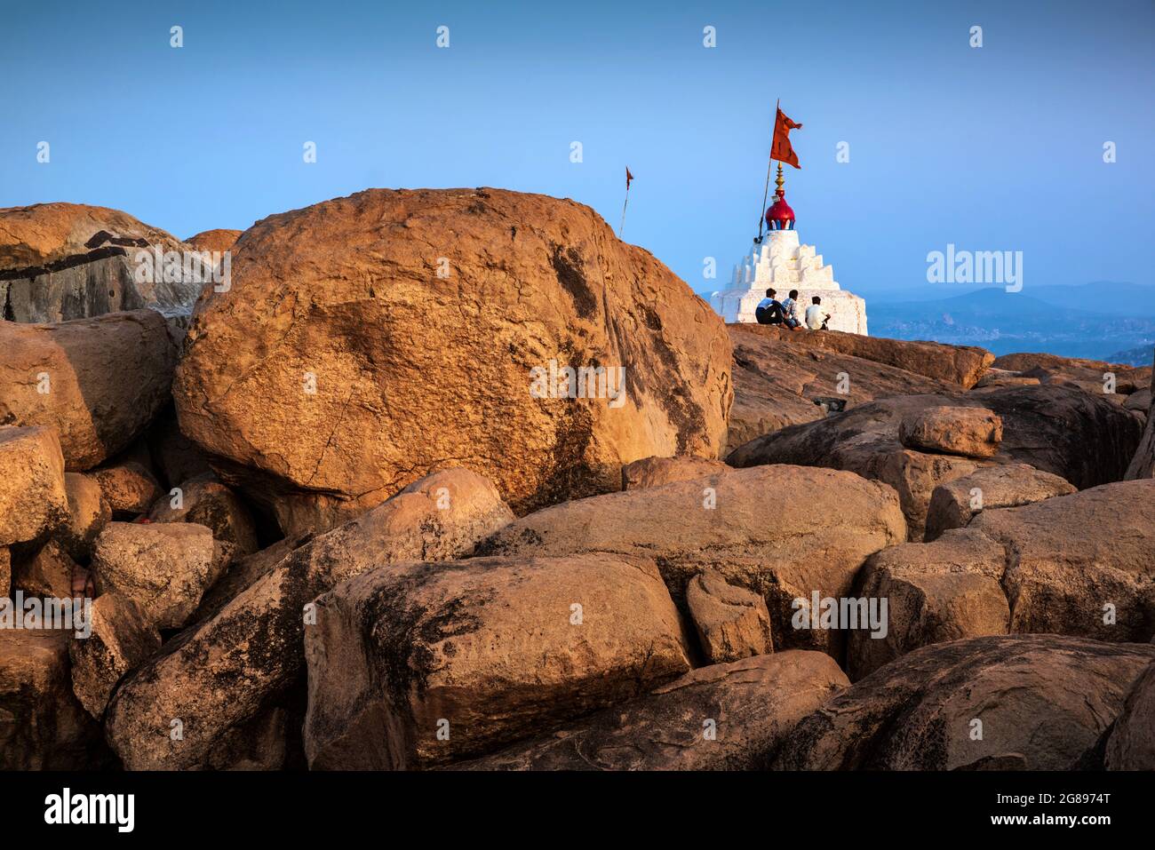 Hampi, Karnataka, India - January 15, 2020 : View of Kishkinda ...