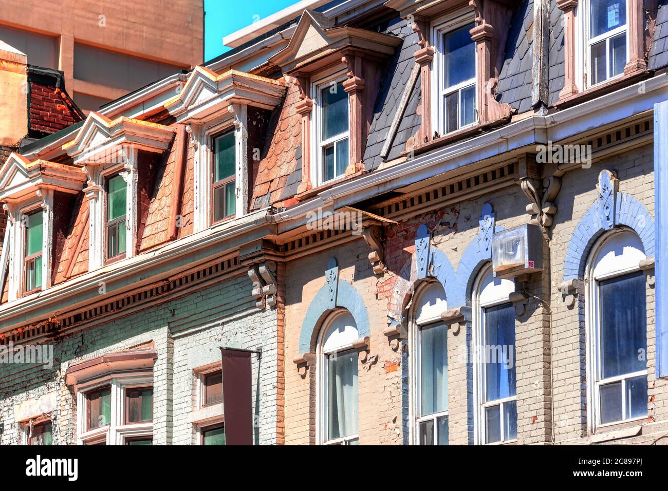 colonial architecture, toronto, canada Stock Photo - Alamy