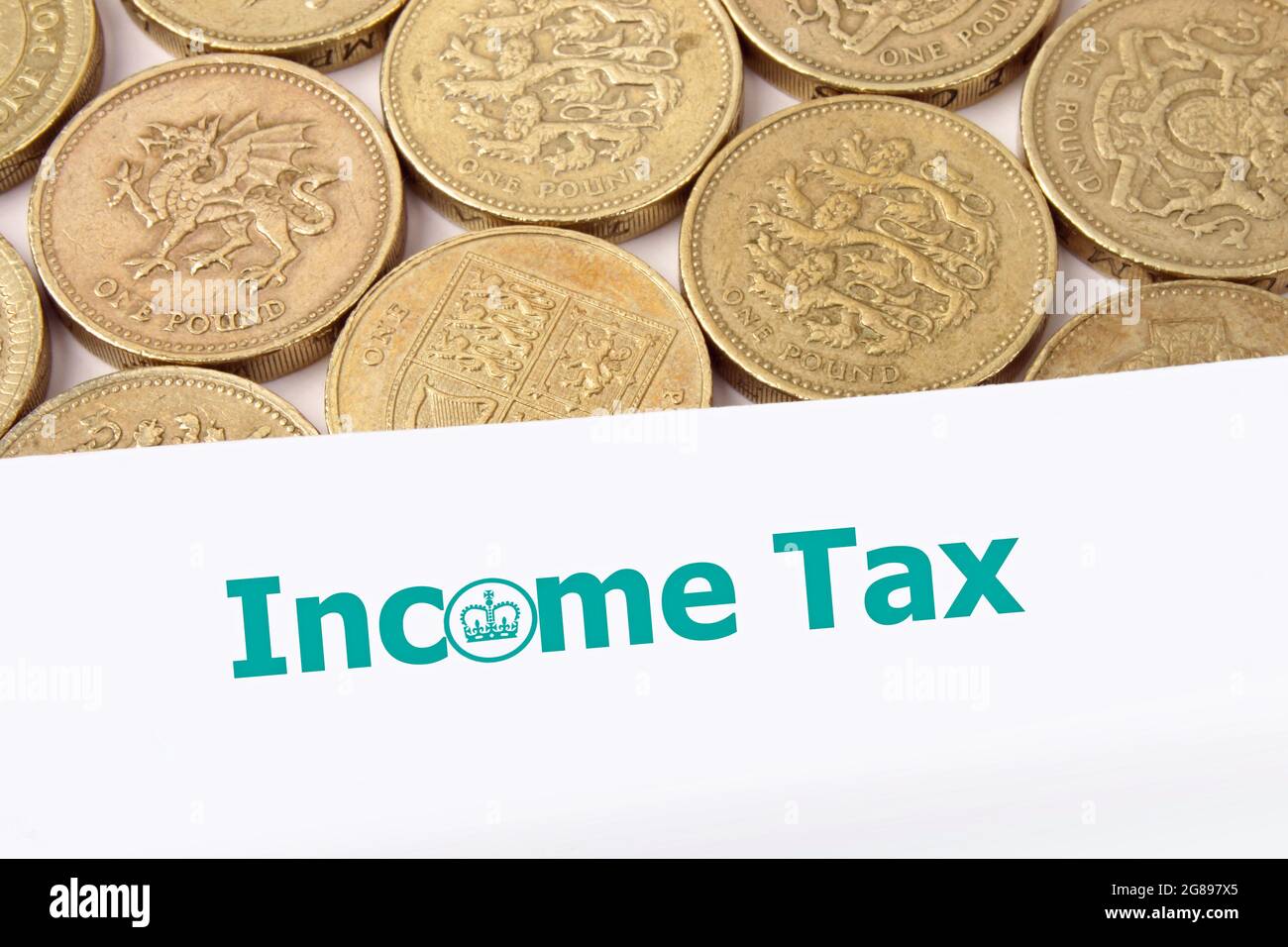 An income tax reminder for any year Stock Photo - Alamy