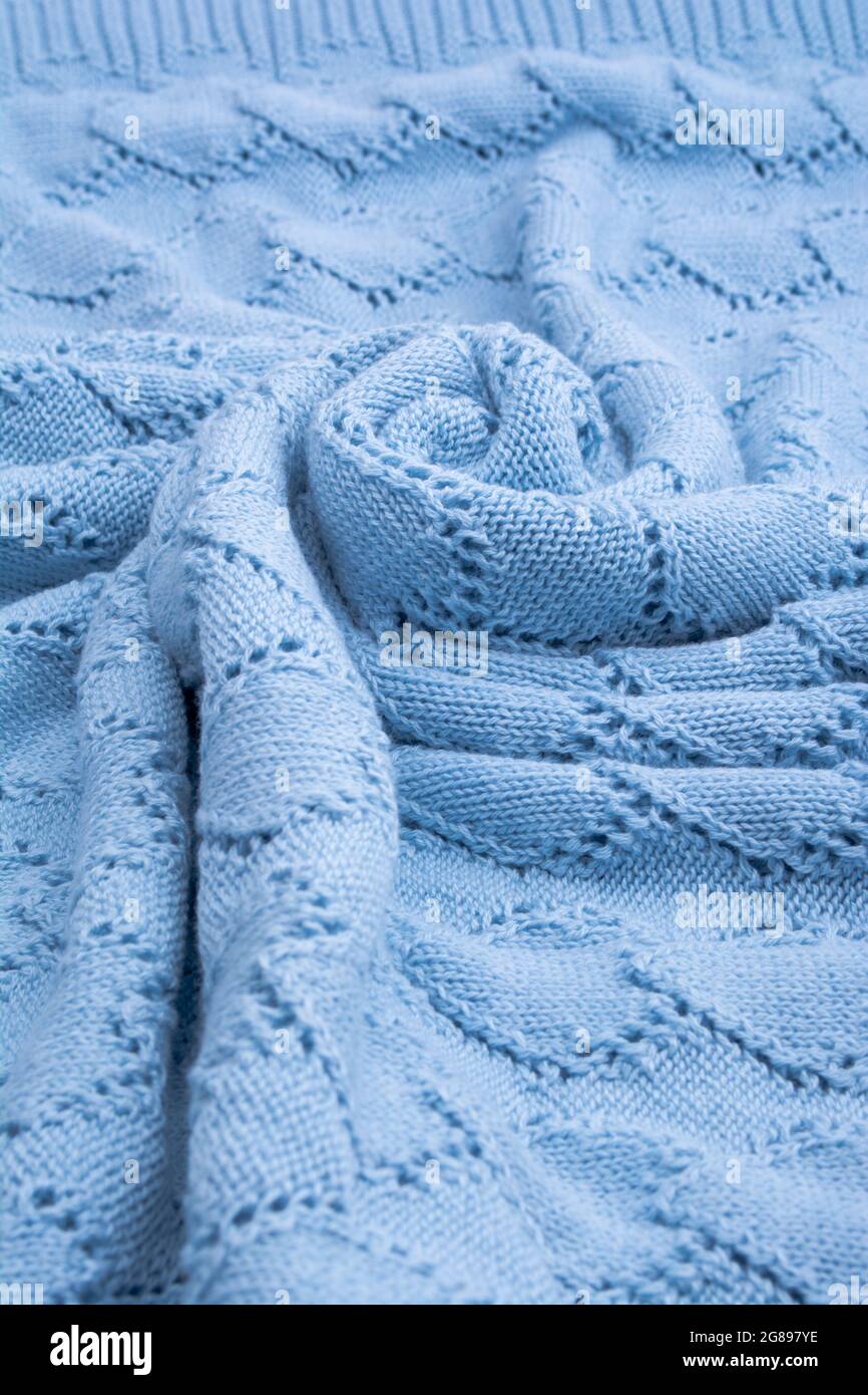 a pattern on a turquoise-blue background of a warm, cozy microfleece ...