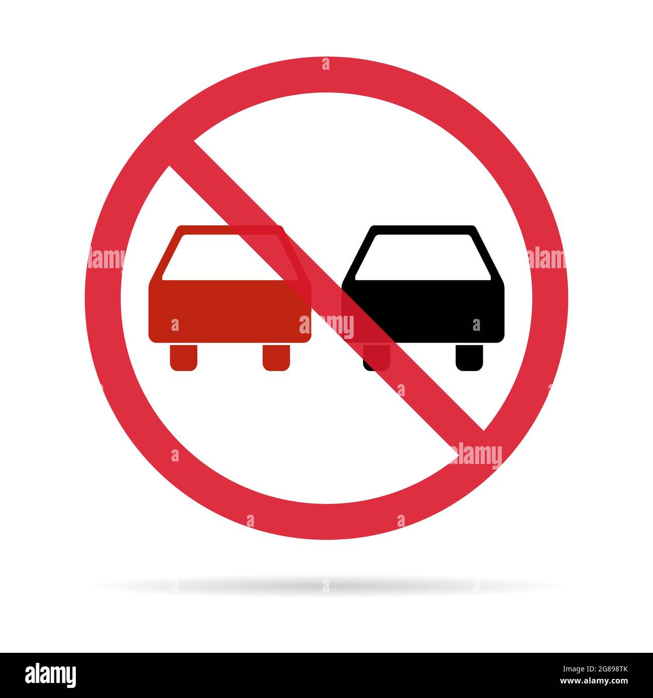 Overtaking zone hi-res stock photography and images - Alamy